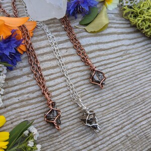 Small Meteorite Pendant, Natural Raw Rough Small Meteorite Stone ...