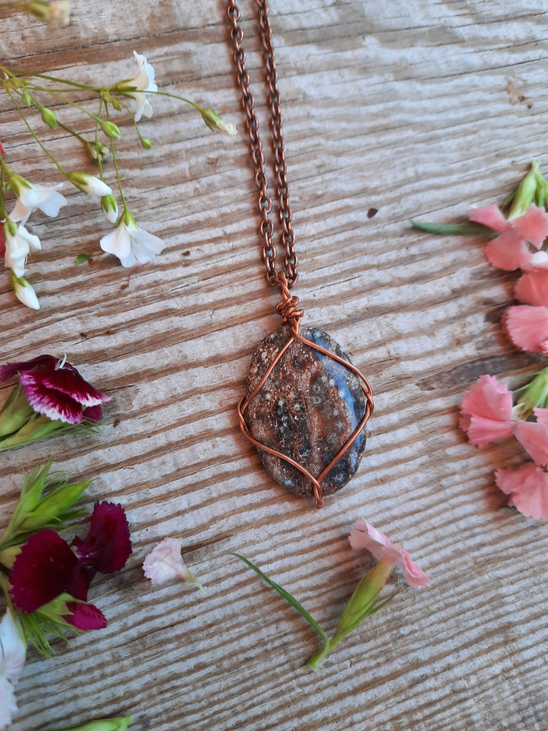 Scenic Wiper Jasper Pendant, Wiper Jasper Crystal. Wiper Jasper ...