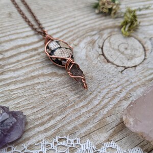 Snake Skin Jasper and Black Petroleum Herkimer Diamond Crystal Septor ...