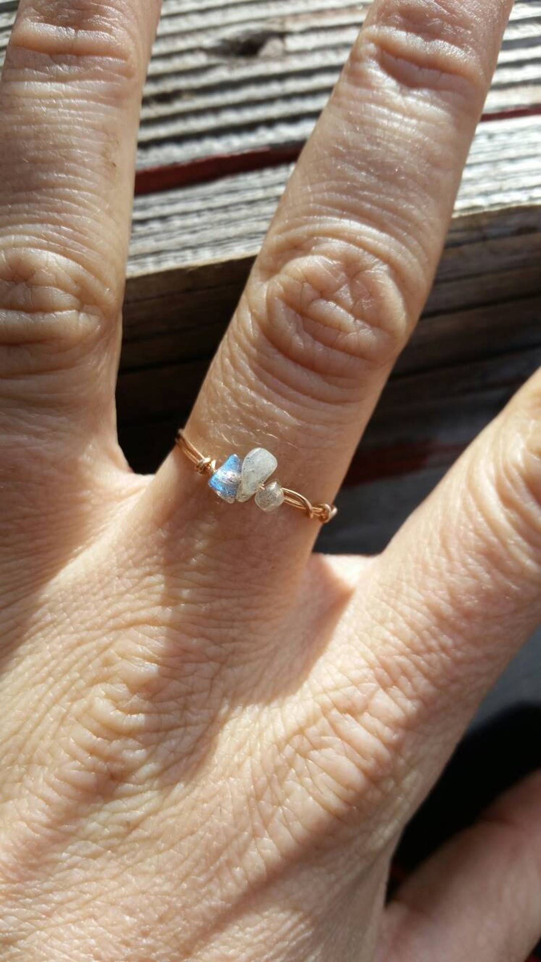 Labradorite Crystal Ring- Made to Order, Custom Rings, Crystal Ring ...