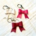 Bow Keychain, Faux Leather Bow Keychain, Gifts for Her - Etsy
