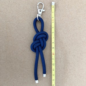 Nautical Knot Handmade Keychain - Rope Keychain, Key Holder, Nautical ...