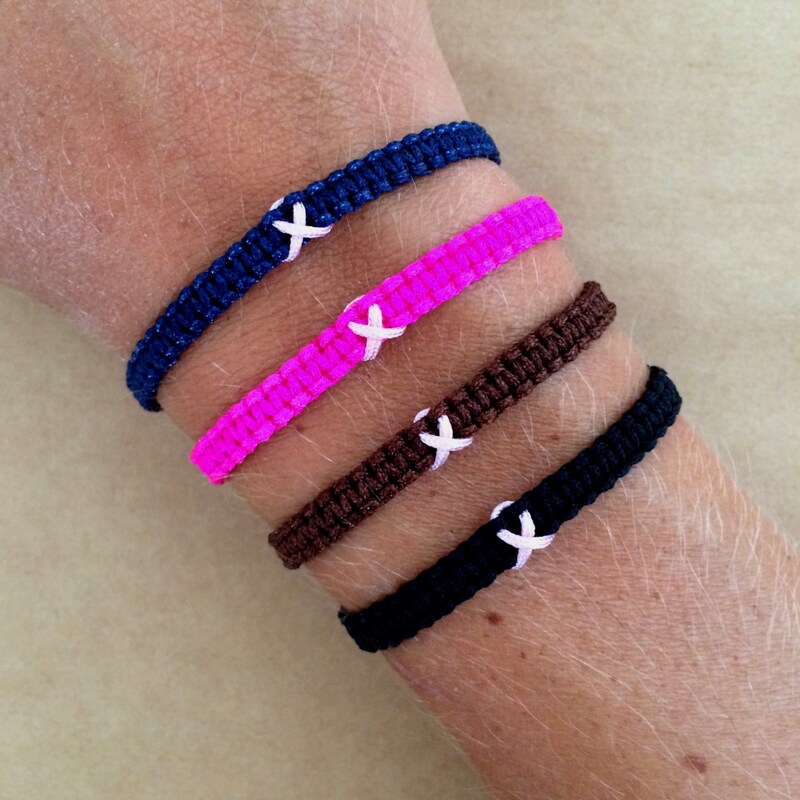 Mens Breast Cancer Bracelet - Etsy