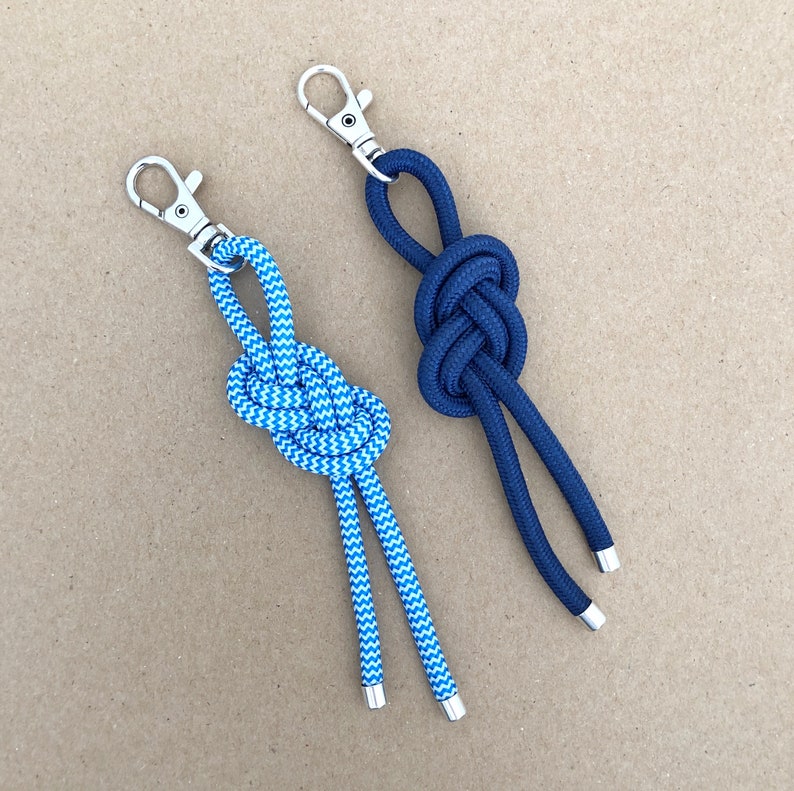 Nautical Knot Handmade Keychain Rope Keychain Key Holder | Etsy