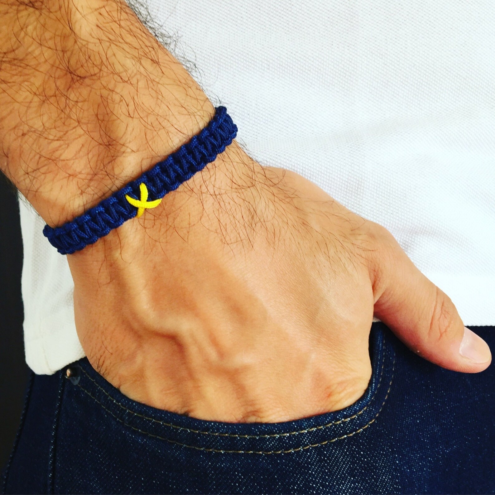 Men's Military Yellow Ribbon Awareness Support the Troops - Etsy