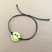Emoji Emoticon Yellow Smiley Face Friendship Bracelet Adjustable ...