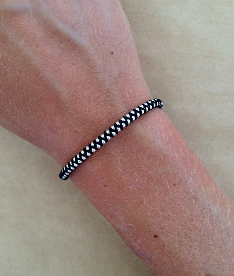 Double Ball Chain Friendship Macrame Bracelet Silver or Gold - Etsy
