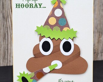 Poop Emoji Birthday Hat - Etsy