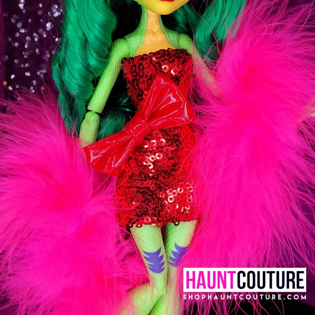 Haunt Couture Monster Doll Clothes: "red Blooded" Dress High Fashion ...
