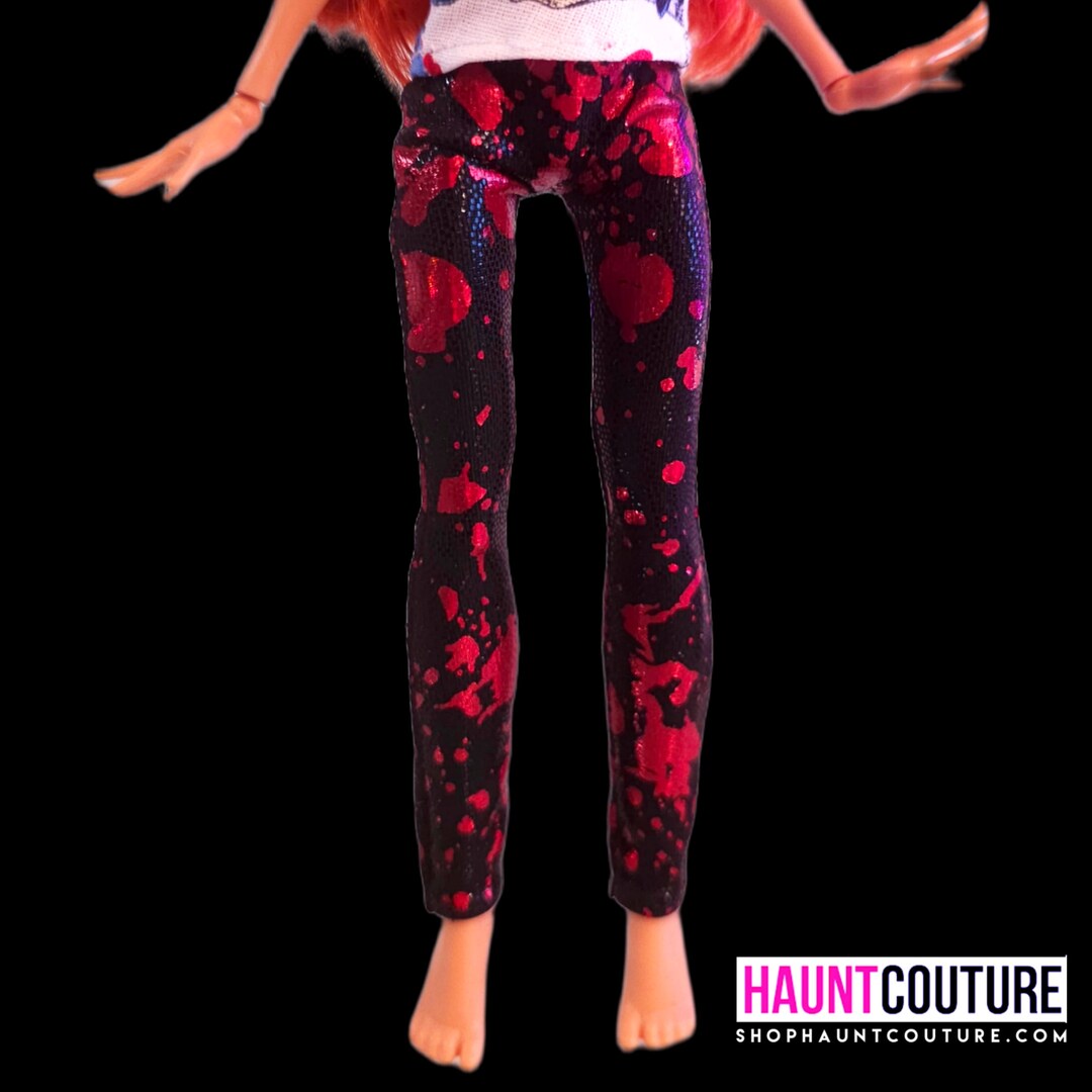 Haunt Couture Doll Clothes: "blood Leggings" Dress High Fashion Dress ...