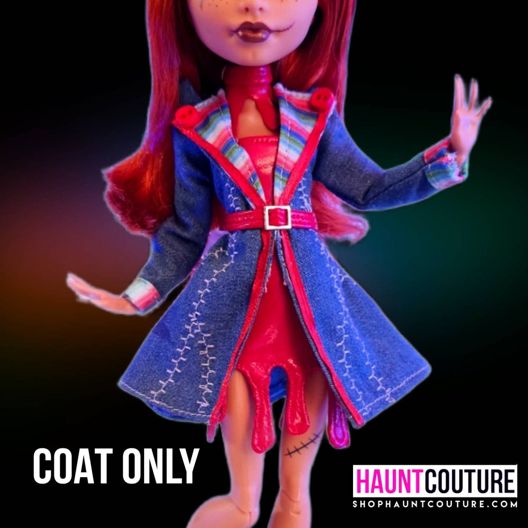 Haunt Couture Doll Clothes: "stitched Up" Dress High Fashion Dress ...