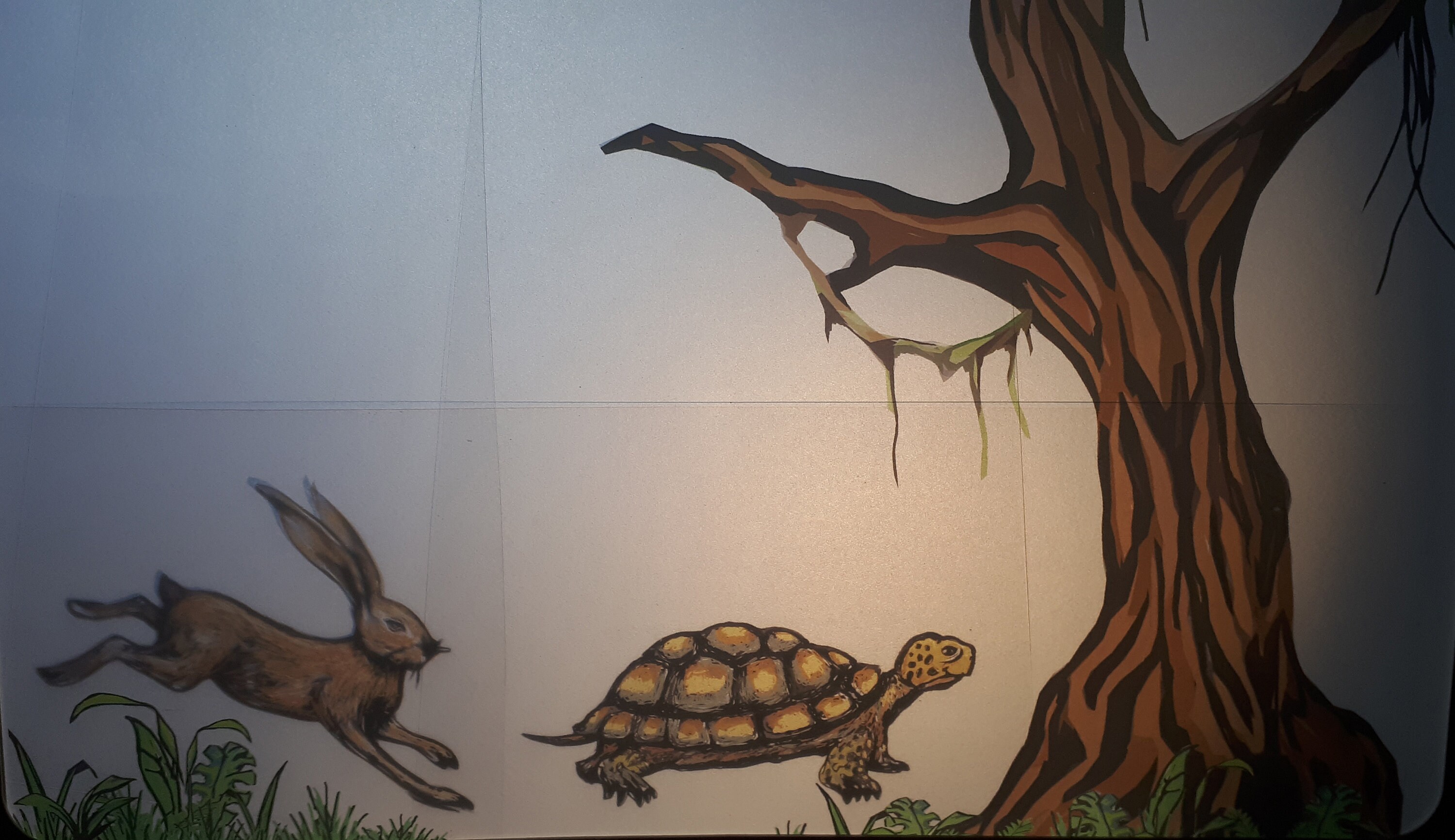 Shadow Puppet Theater With 5 Aesop's Fables - Tortoise and Hare - Lion ...