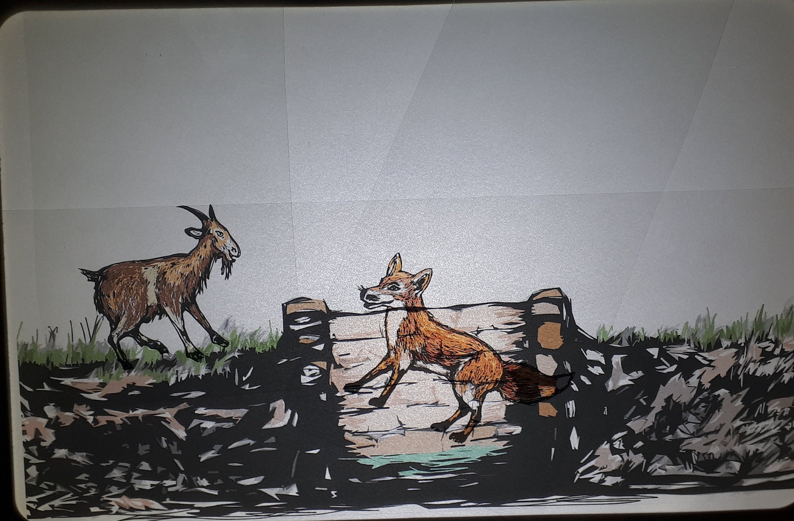 Shadow Puppet Theater - With 3 Billy Goats Gruff + 5 Animal Fables: Dog ...