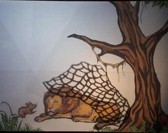 Tabletop Shadow Puppet Theatre With Little Red Riding Hood - Etsy