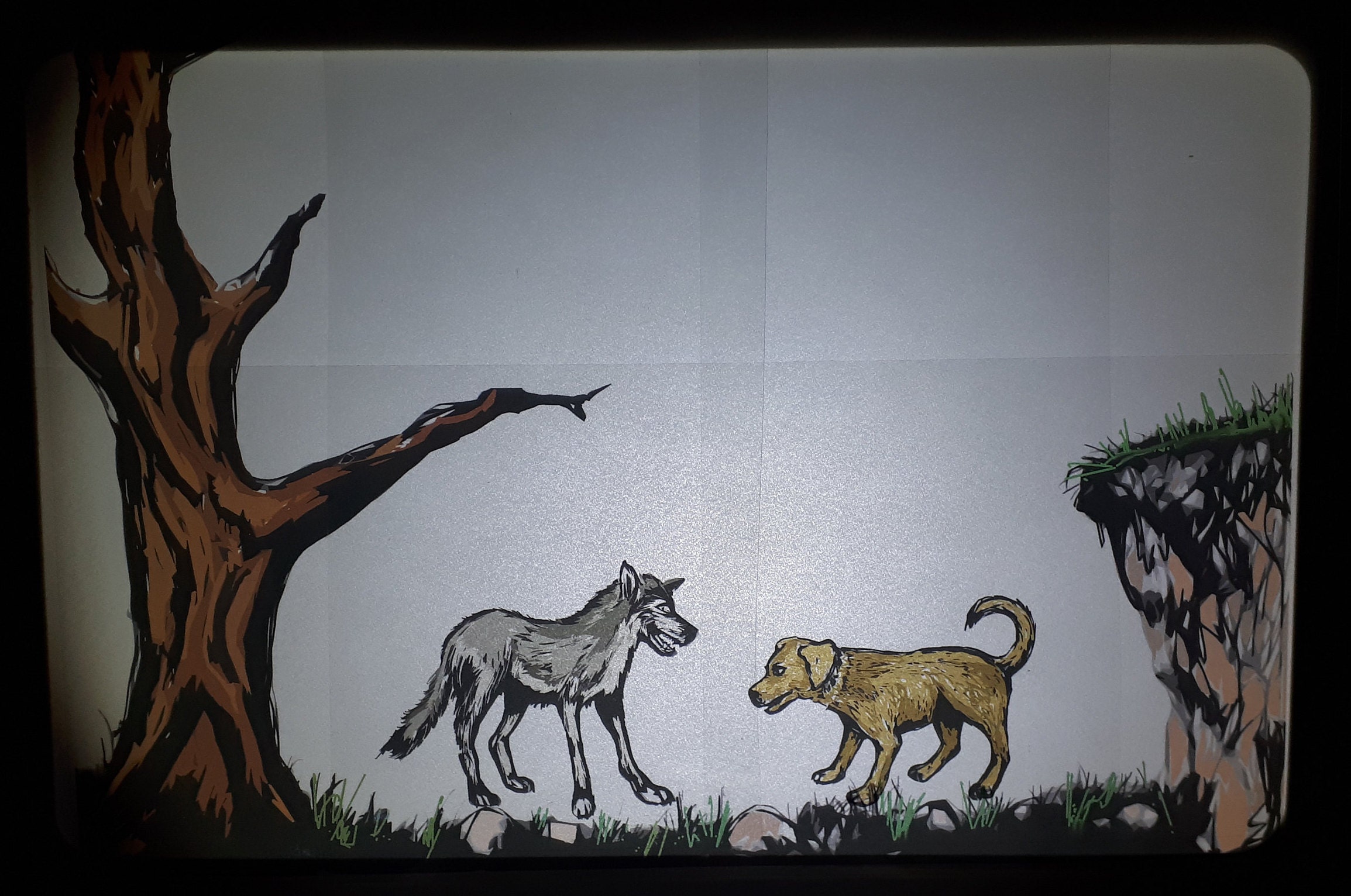 Shadow Puppet Theater With 3 Billy Goats Gruff 5 Animal - Etsy Canada