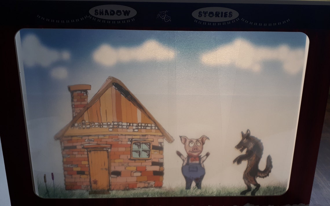 Tabletop Shadow Puppet Theatre With Little Red Riding Hood - Etsy UK