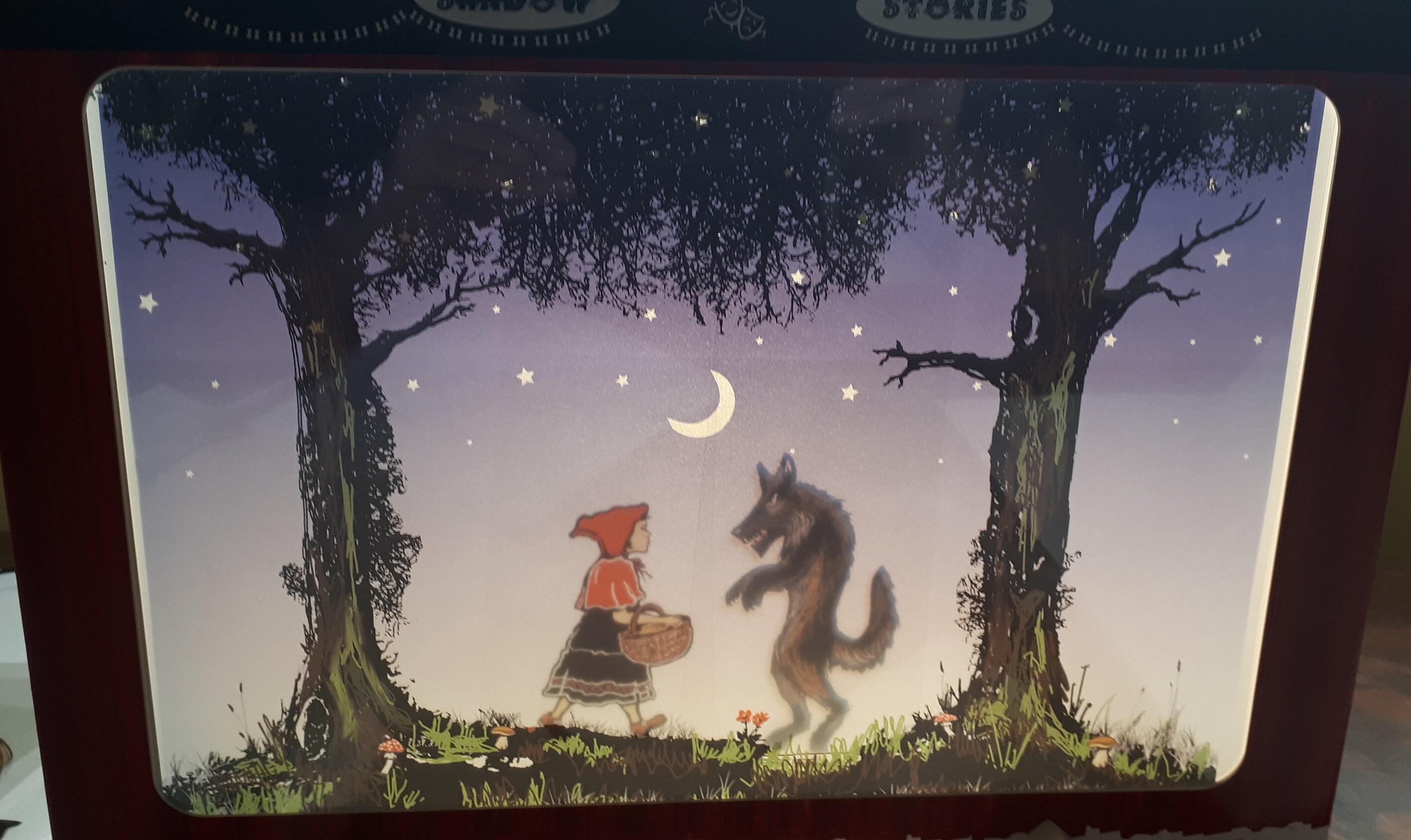 Tabletop Shadow Puppet Theatre With Little Red Riding Hood | Etsy UK