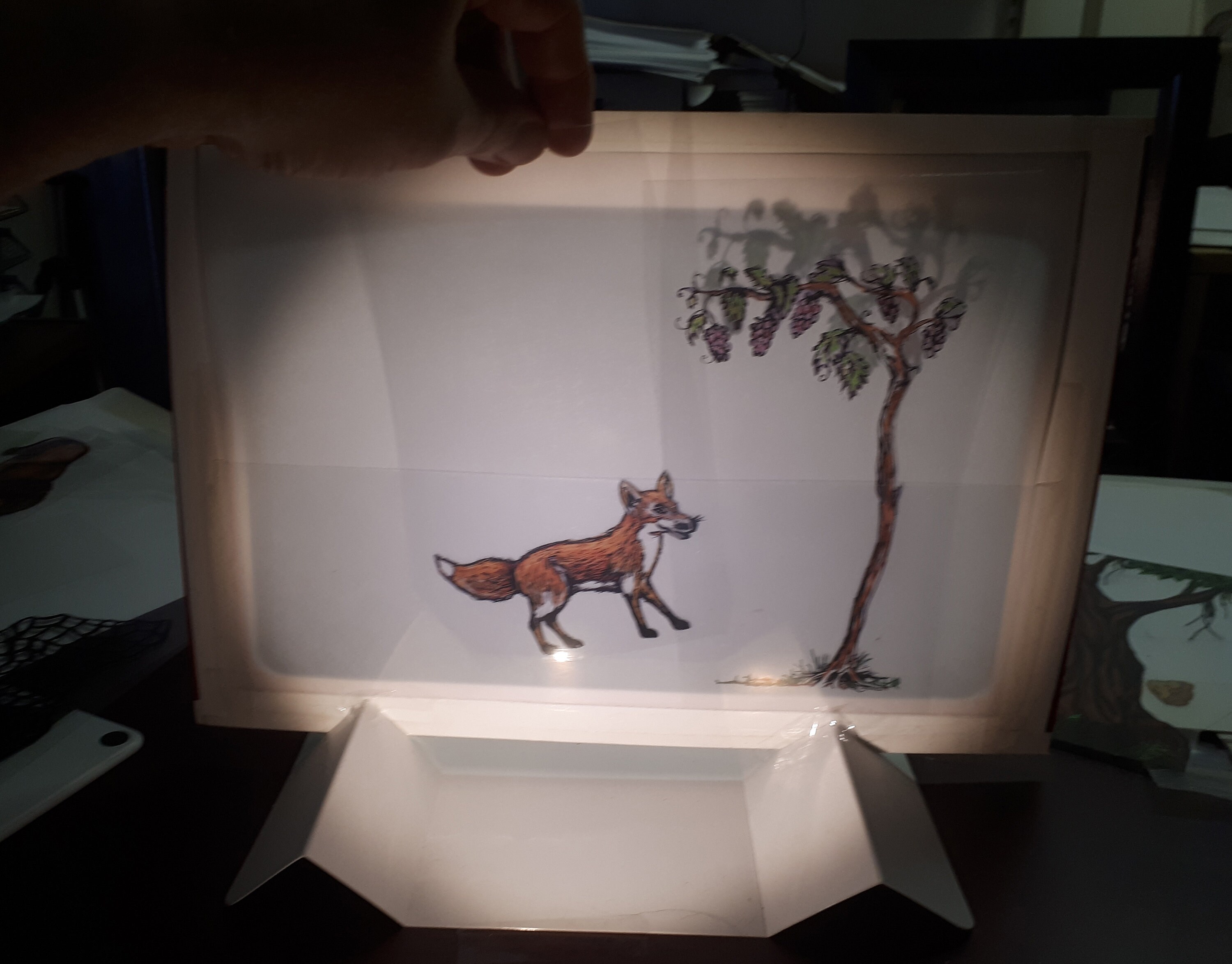 Shadow Puppet Theater With 5 Aesop's Fables - Tortoise and Hare - Lion ...
