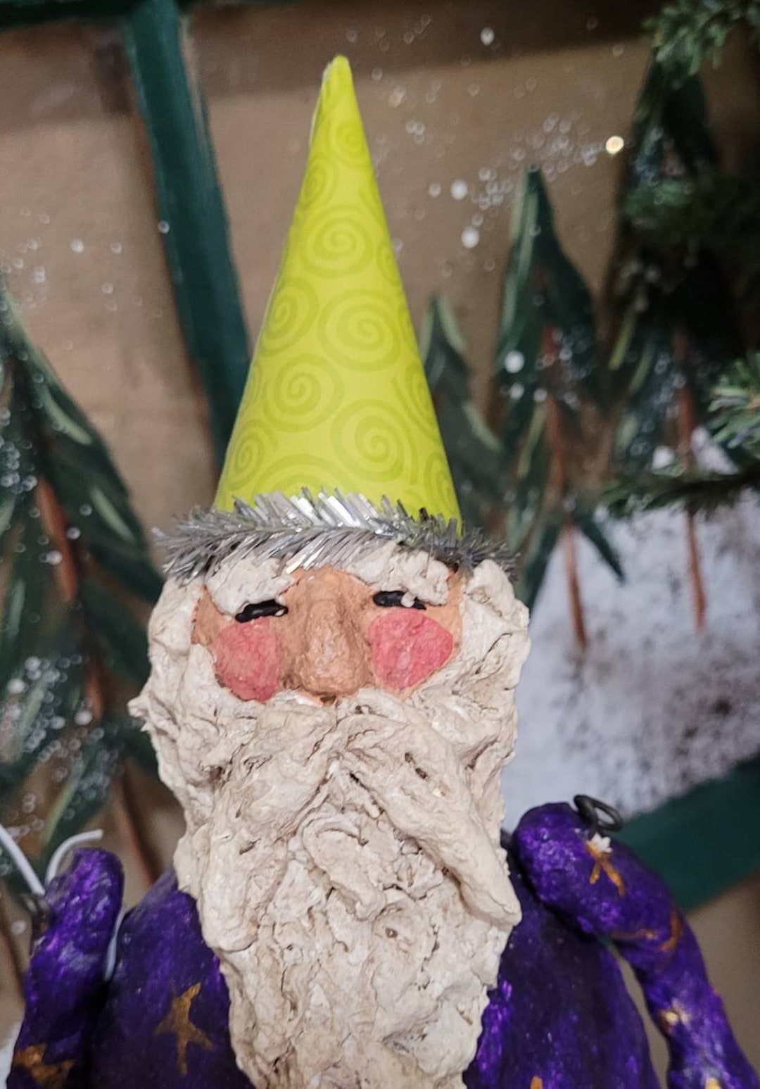 Wizard Santa is a Large , Jointed Santa. - Etsy