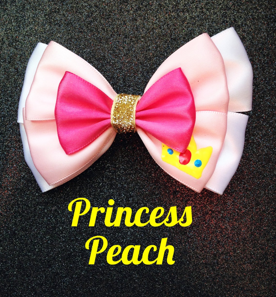 Princess Peach Inspired Bow - Etsy