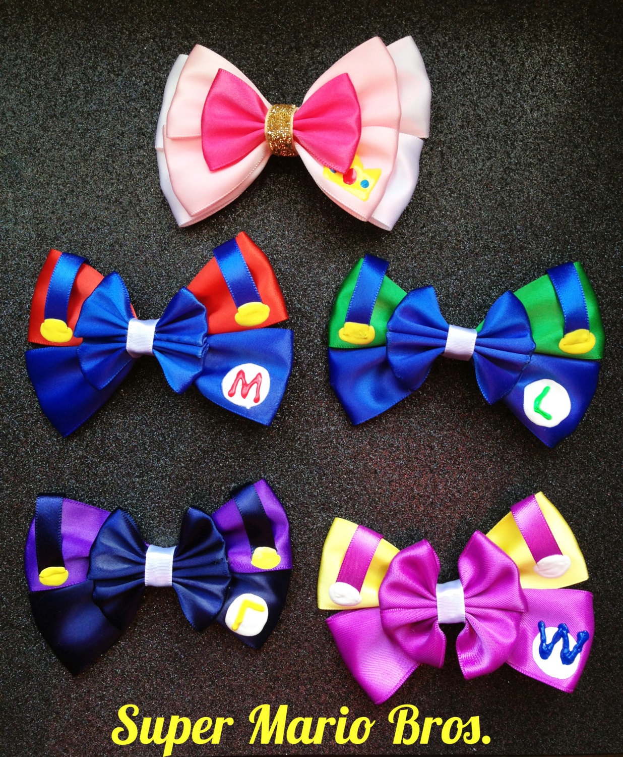Mario Mario Inspired Bow - Etsy