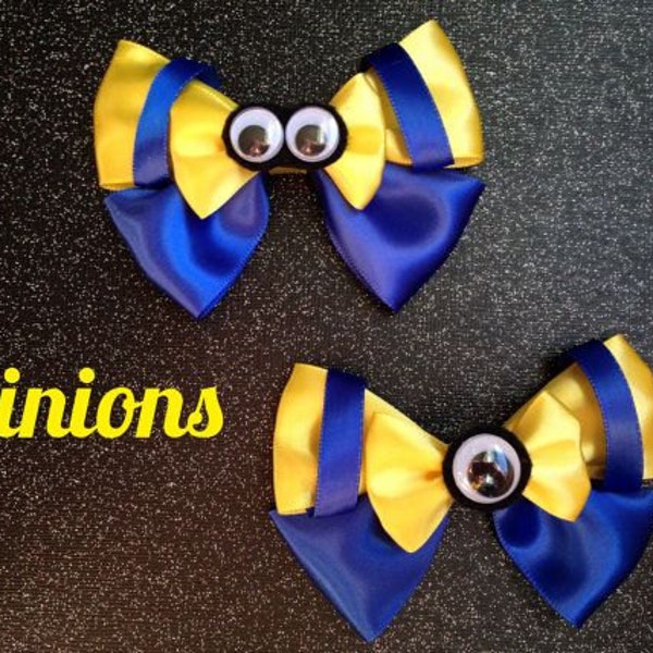 Minion Hair Bow - Etsy