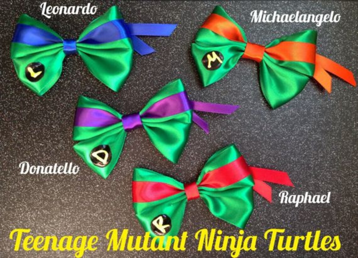 Teenage Mutant Ninja Turtles Inspired Bow | Etsy