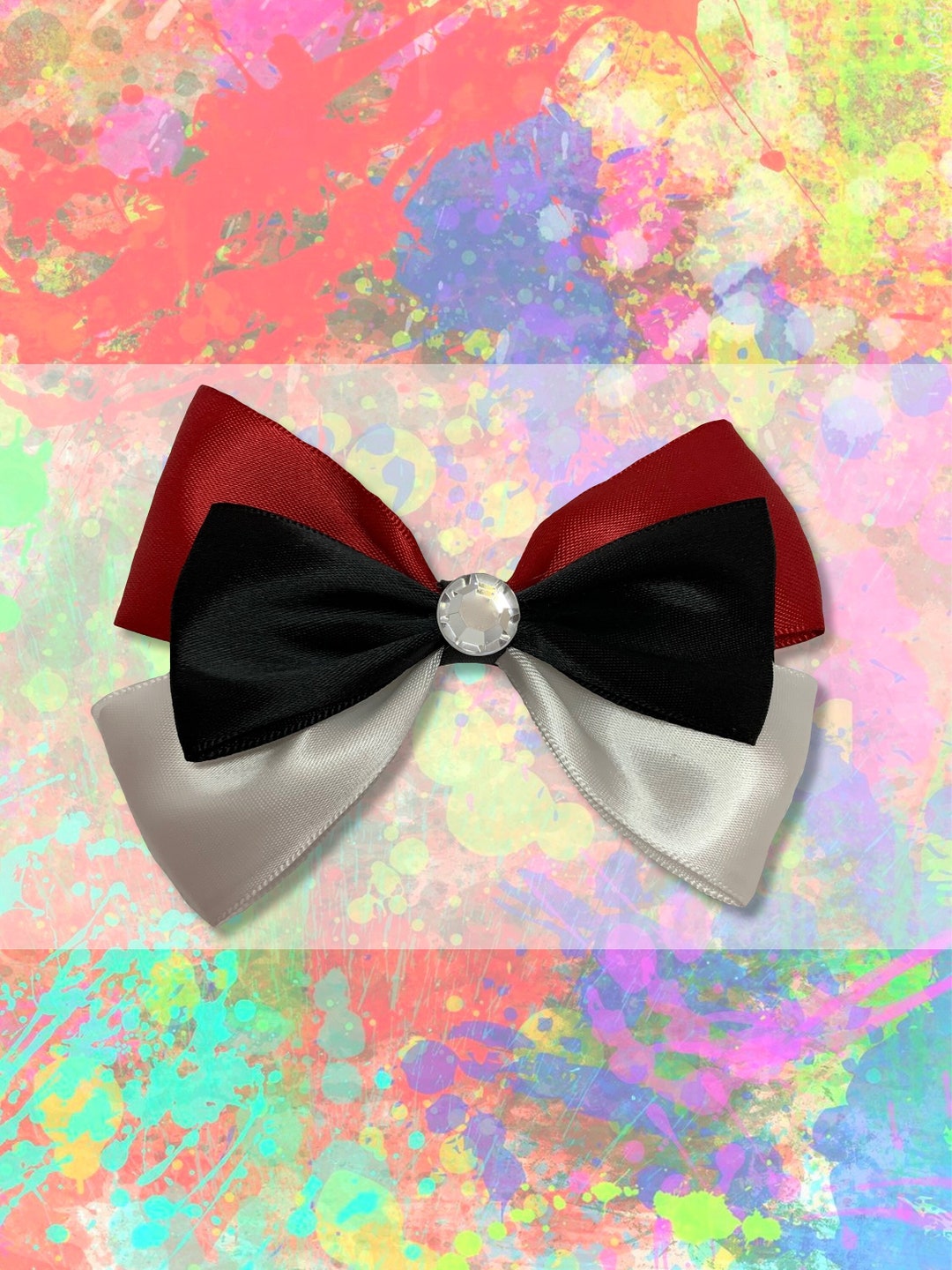 Pokemon Pokeball Inspired Bow - Etsy