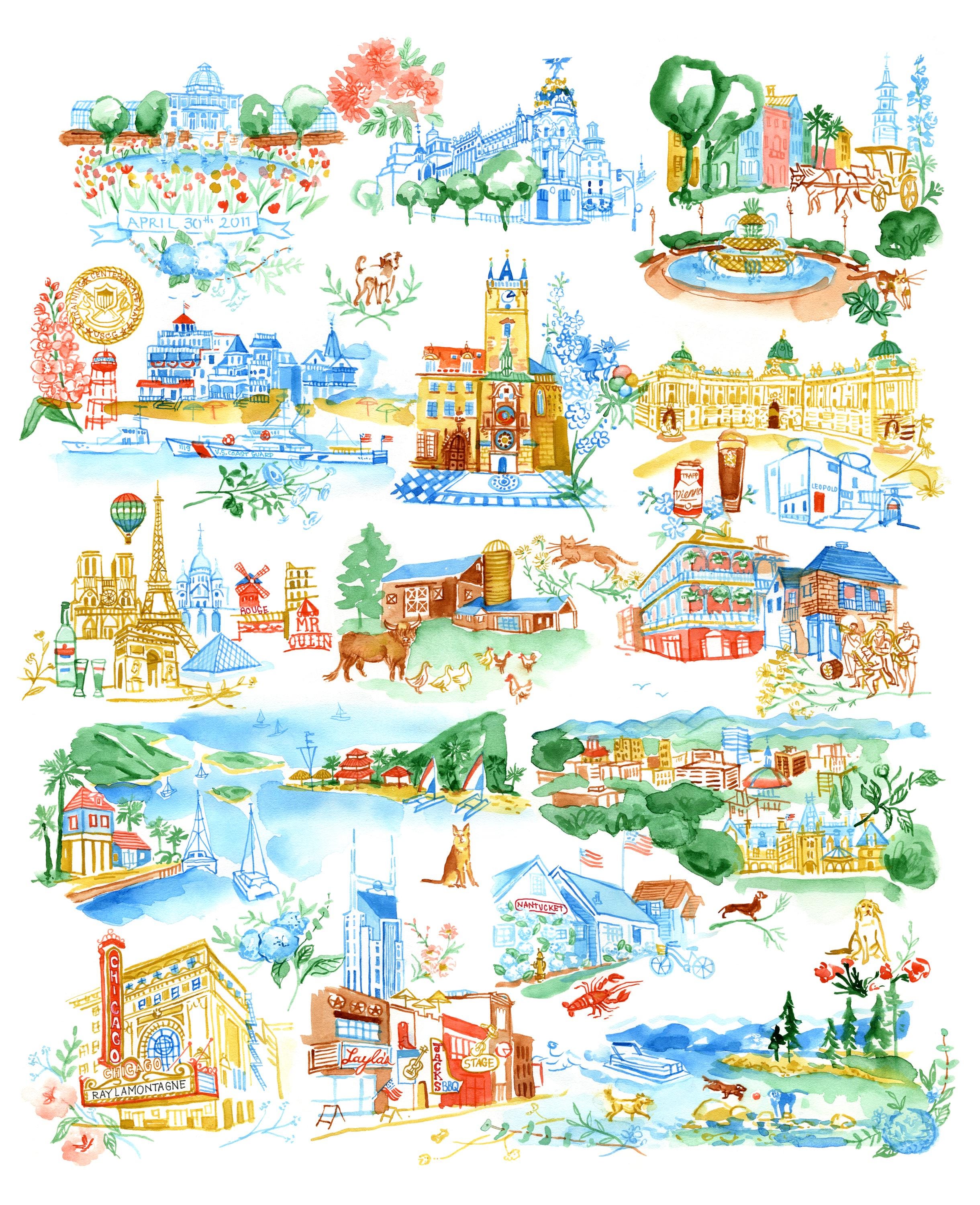 An Illustrated Love Story in Full Color - Etsy