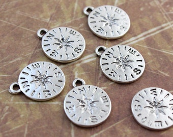 Compass charm | Etsy