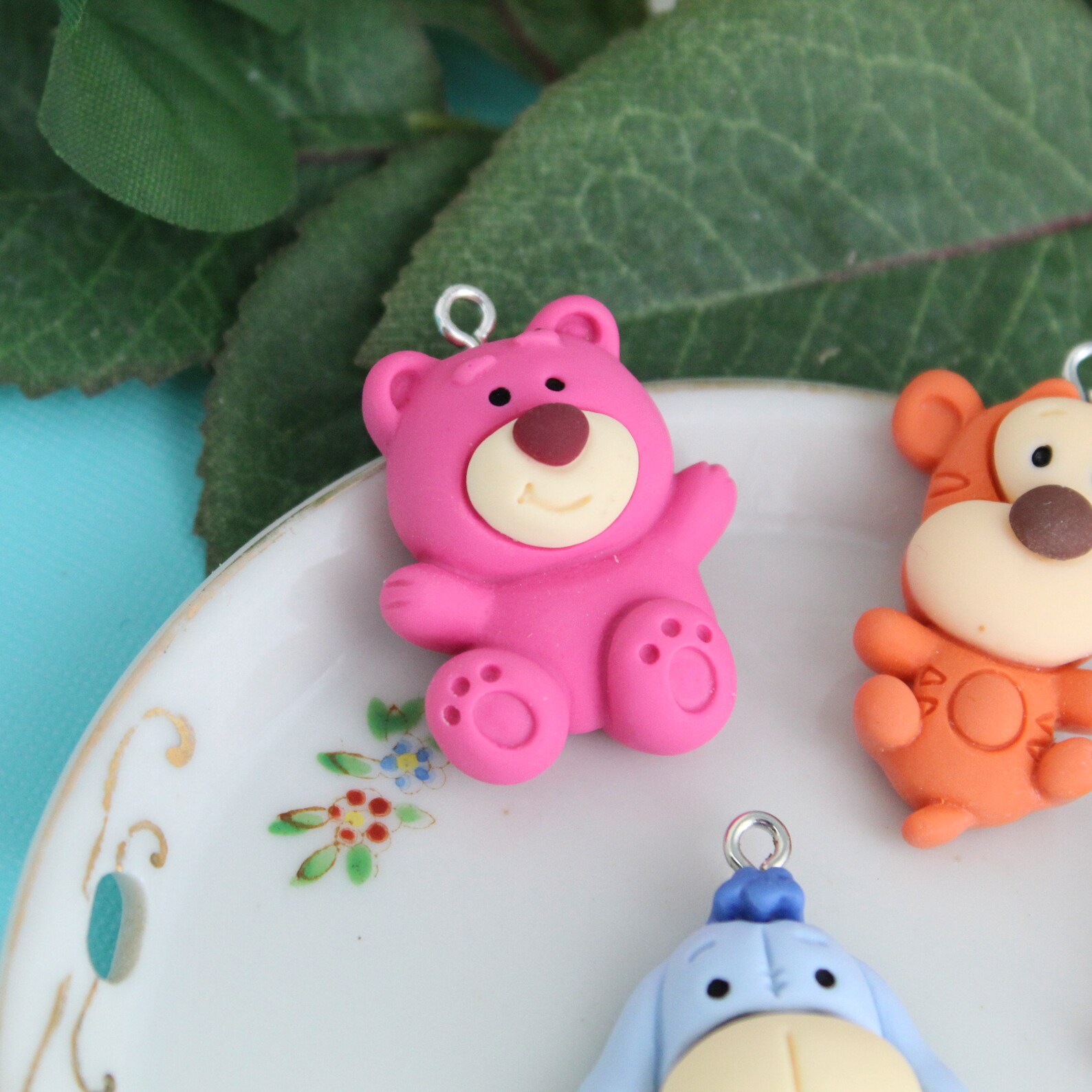 Assorted Mini Cartoon Resin Charms Cartoon Animal Flat Back - Etsy