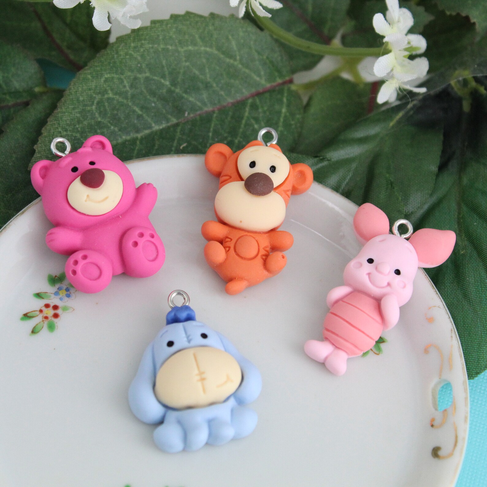 Assorted Mini Cartoon Resin Charms Cartoon Animal Flat Back - Etsy
