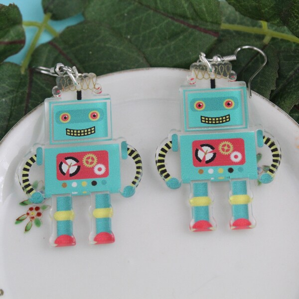 Robot Jewelry - Etsy