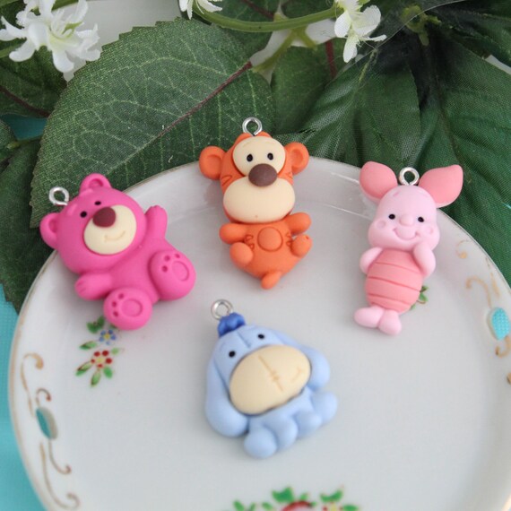 Assorted Mini Cartoon Resin Charms Cartoon Animal Flat Back - Etsy