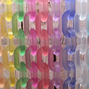Assorted Translucent Plastic Chain Links Handmade Jewelry DIY - Etsy