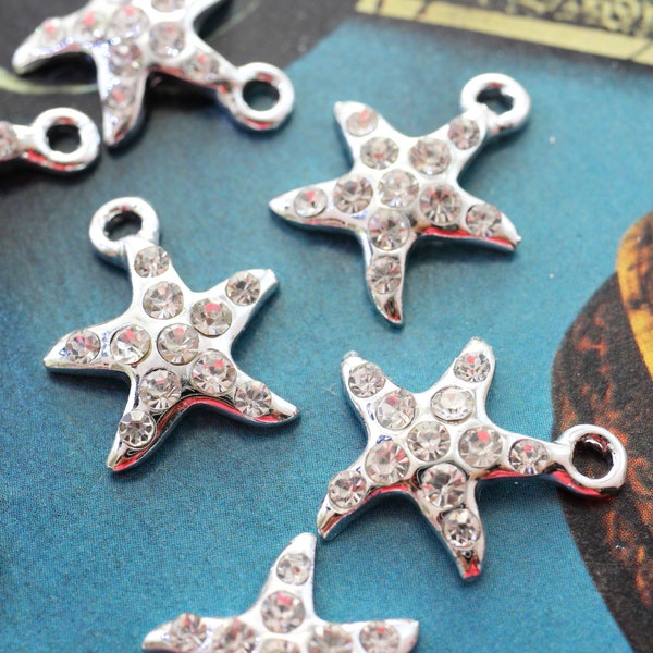 Rhinestone Starfish - Etsy