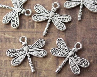 Dragonfly Charms | Etsy
