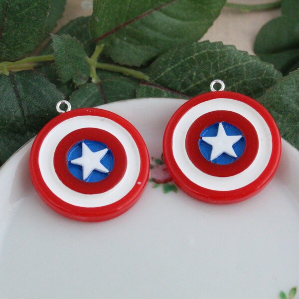 Captain America Jewelry - Etsy