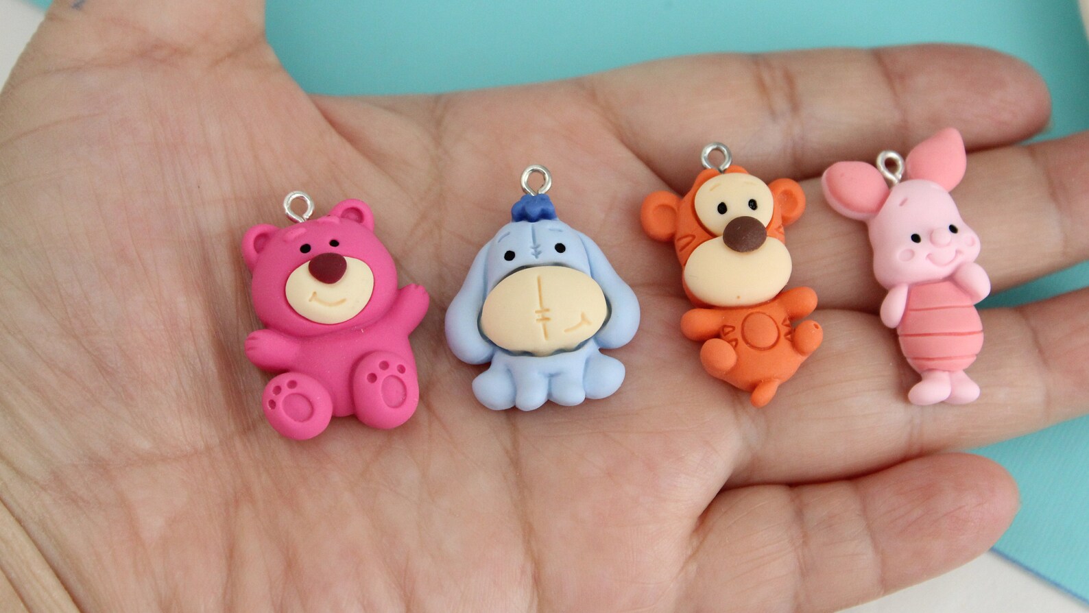 Assorted Mini Cartoon Resin Charms Cartoon Animal Flat Back - Etsy
