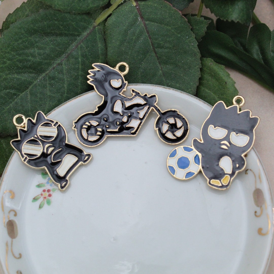 Cartoon Gold Plated Enamel Charms Enamel Pendants Handmade DIY - Etsy