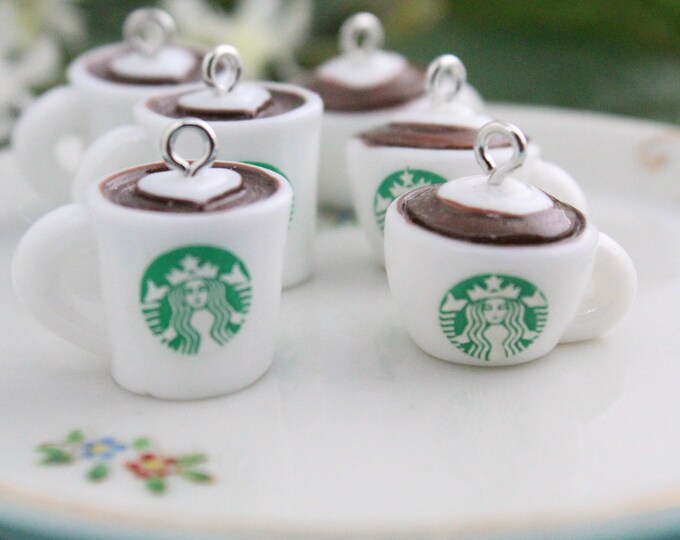 Mixed Mini Resin Fruit Tea Charm, 12 Pieces in Pairs, Glass Bottle ...