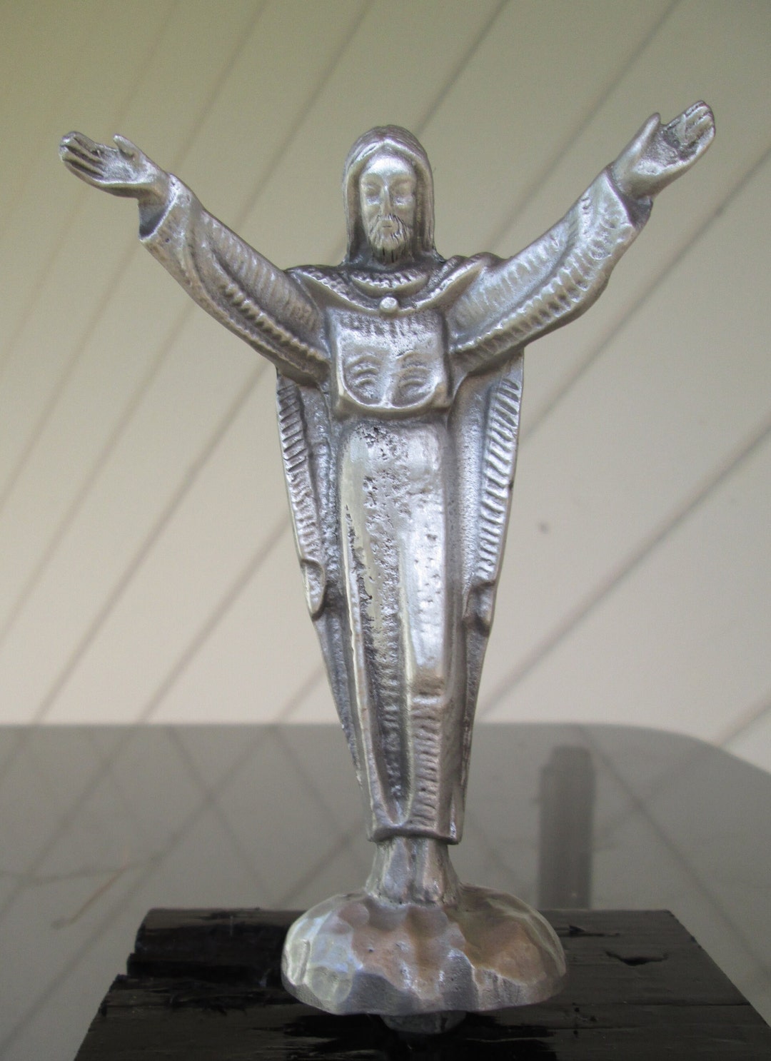 Rare Jesus Christ Our Saviour Car Hood Ornament - Etsy