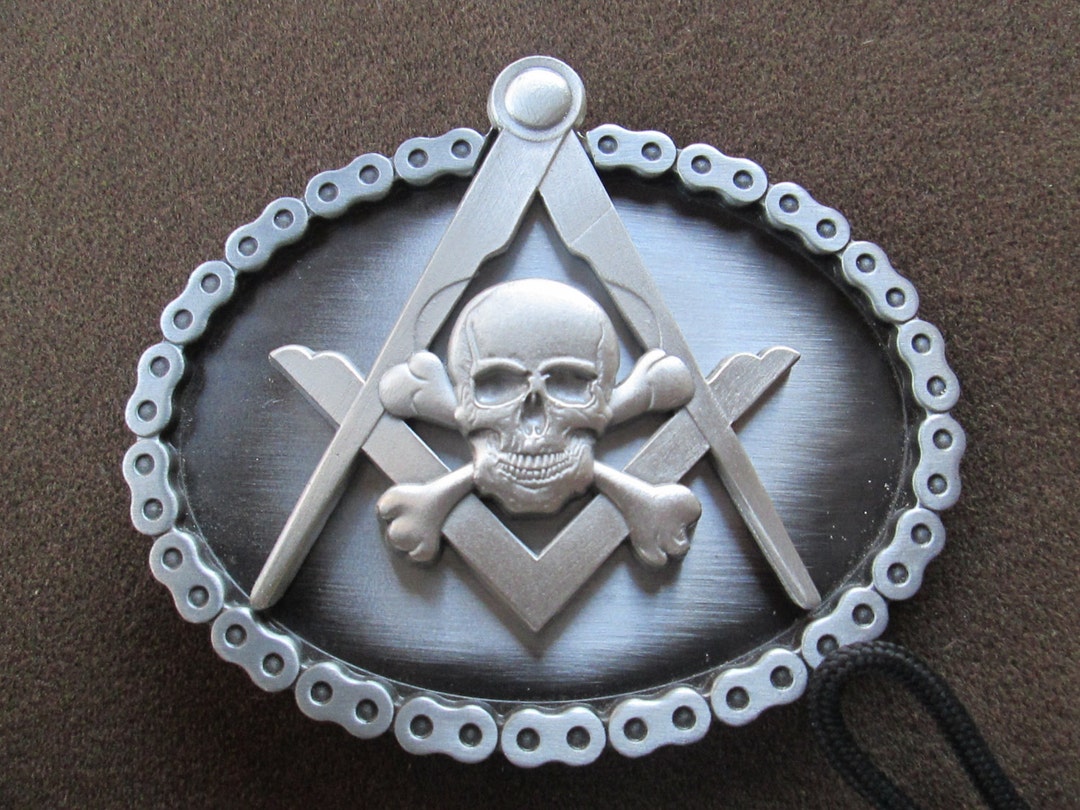 Freemason, Hiram Abiff, Masonic Biker Belt Buckle - Etsy