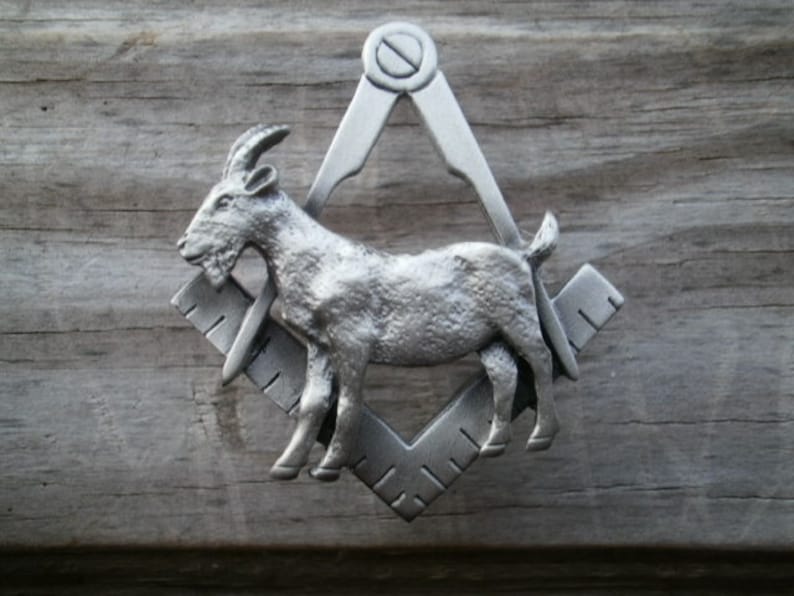 Freemasons ,riding the Goat Masonic Pin - Etsy