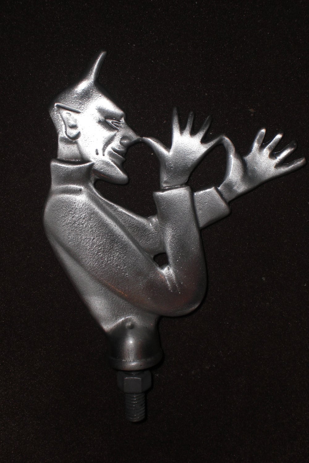 Devil Rat Rod ,thumbing His Nose at the World, Car Hood Ornament - Etsy