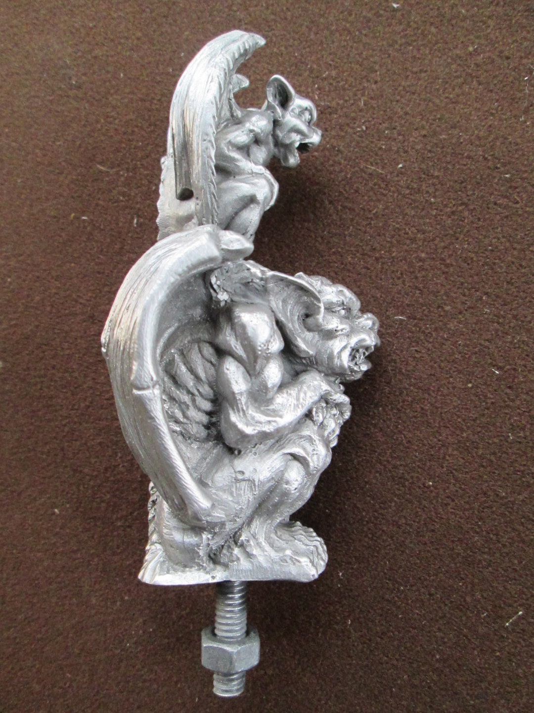 Gargoyles, Evil Statues,halloween, Ratrod, Mascot Car Hood Ornament - Etsy