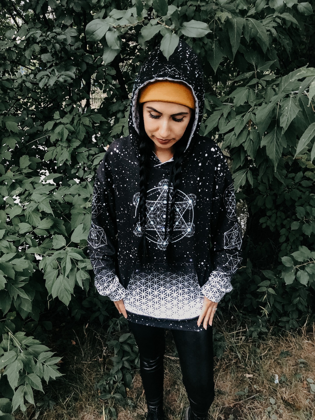 Metatron Hoodie || Chakra || Sacred Geometry Clothing || Festival ...