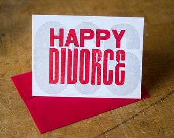 Happy divorce | Etsy
