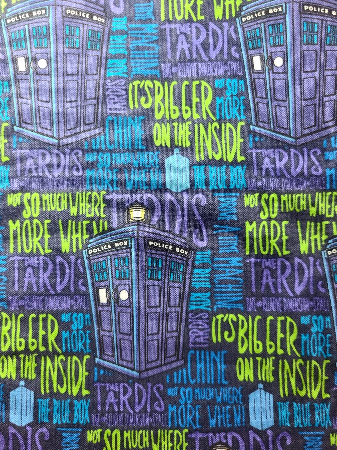 Steering Wheel Cover Made With Licensed BBC Tardis Fabric - Etsy