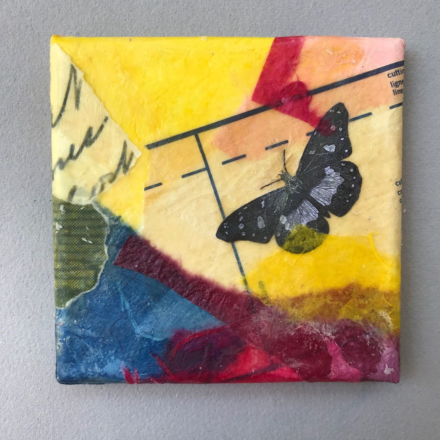 DIY Basic Beeswax Collage Kit includes Mini Melting Pot - Etsy